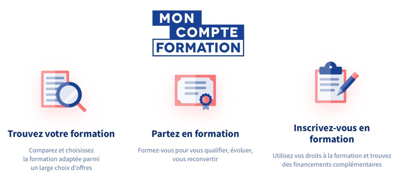 Mes formations disponibles sur l'application "Mon Compte Formation ...